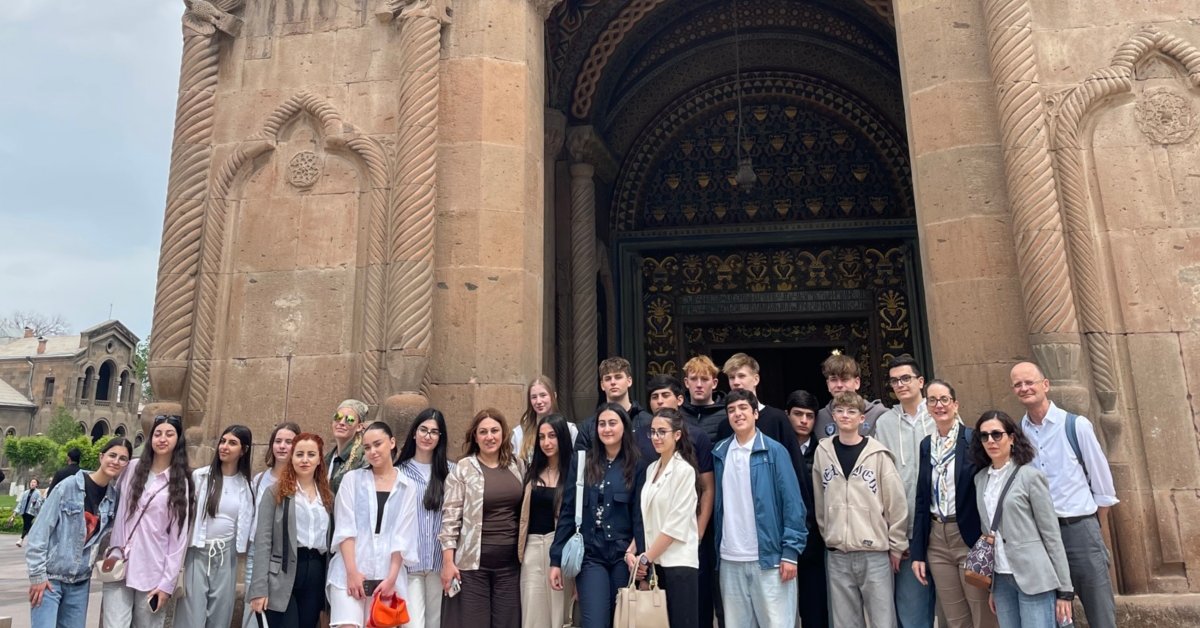 Schülerinnen und Schüler zu Gast in Armenien